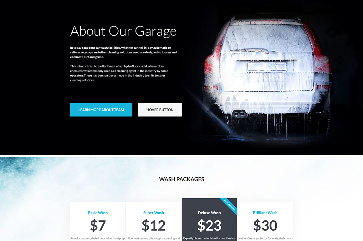 WashMe! - Car Wash & Repair Theme ~ WordPress Business Themes on ...