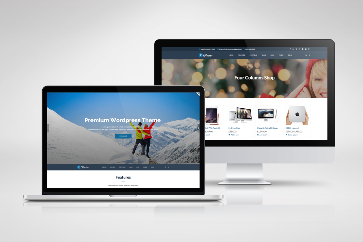 Responsive Multi-Purpose WP Theme ~ WordPress Business Themes on Creative Market