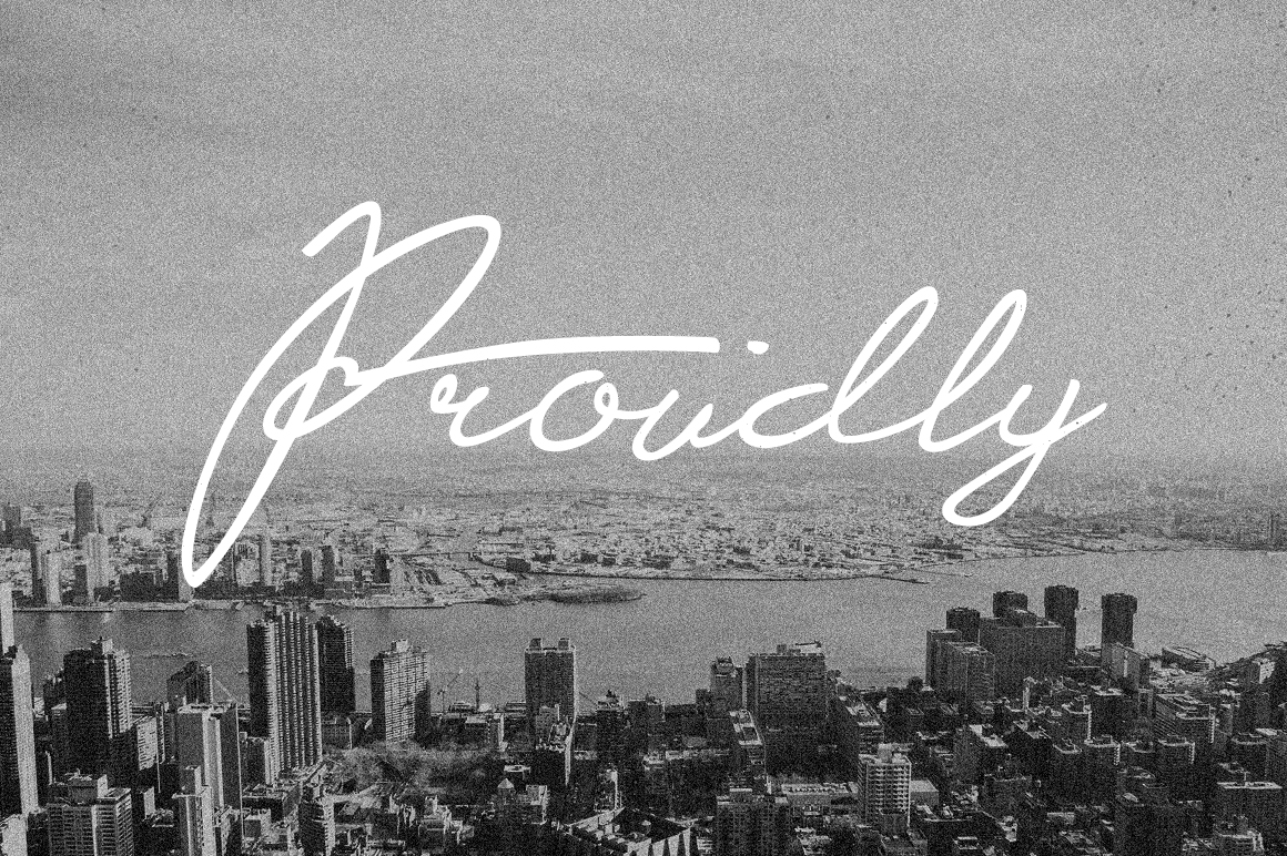 Proudly Signature Script ~ Script Fonts on Creative Market