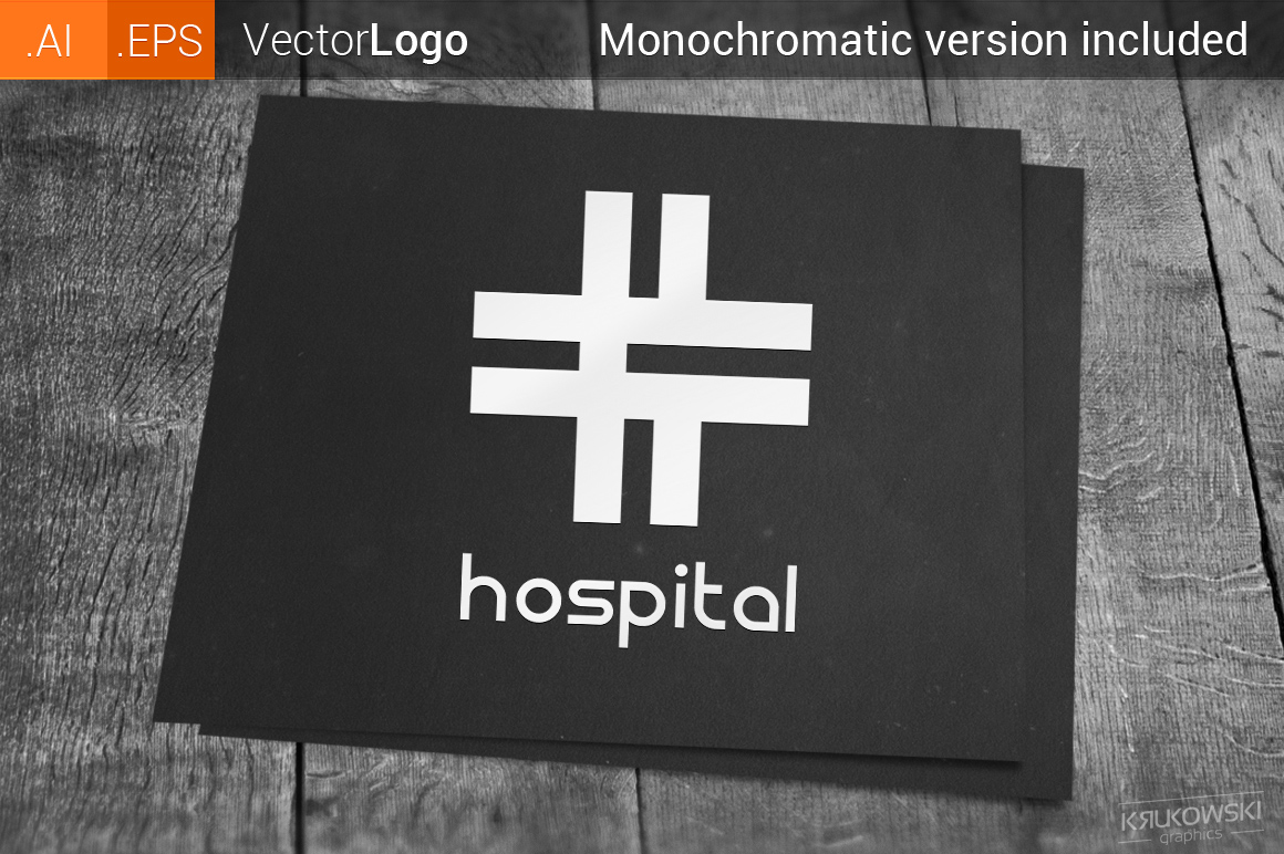 Hospital Logo ~ Logo Templates on Creative Market