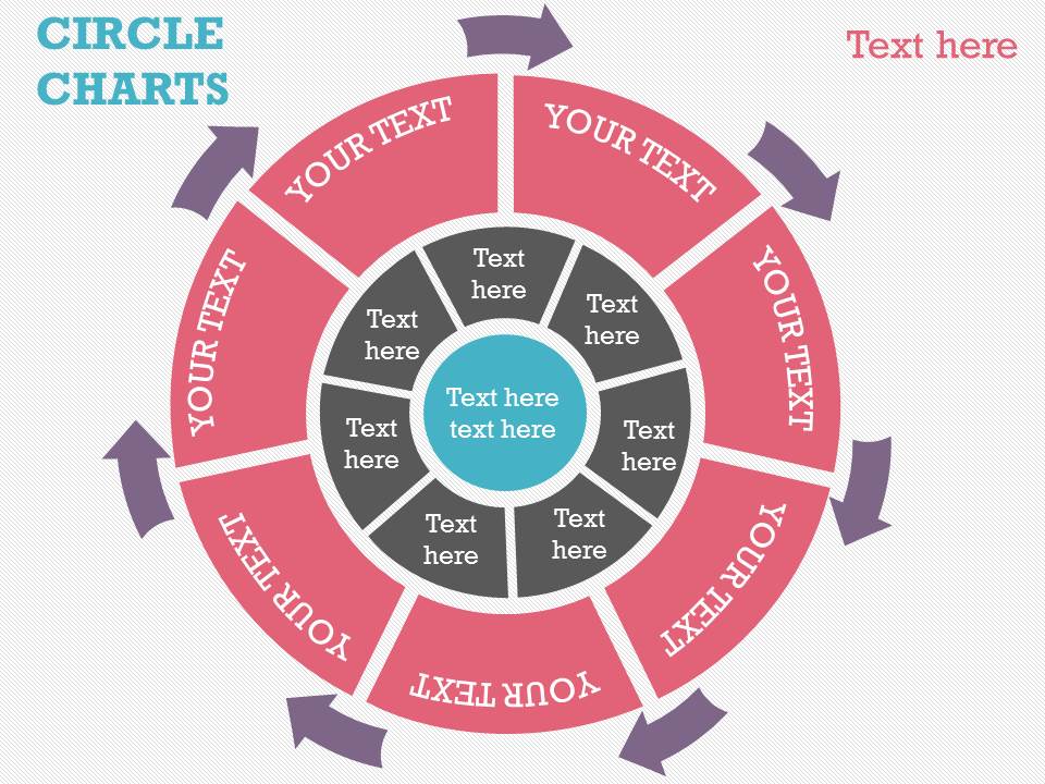 Circle Chart 1 PowerPoint Template ~ Presentation Templates on Creative ...