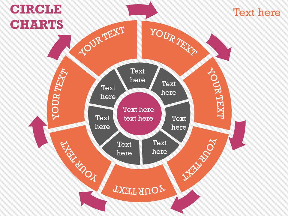 Circle Chart 1 PowerPoint Template ~ Presentation Templates on Creative ...