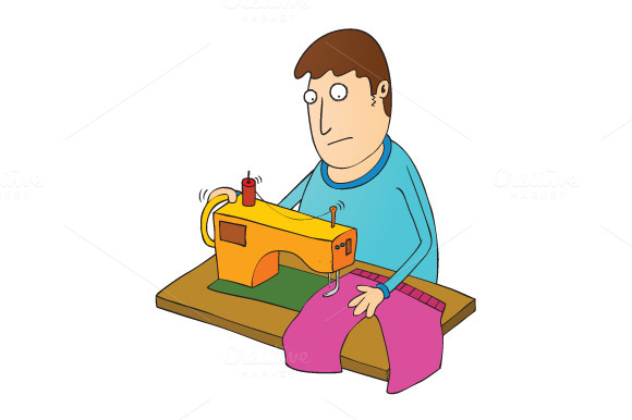 Man Sawing Clipart
