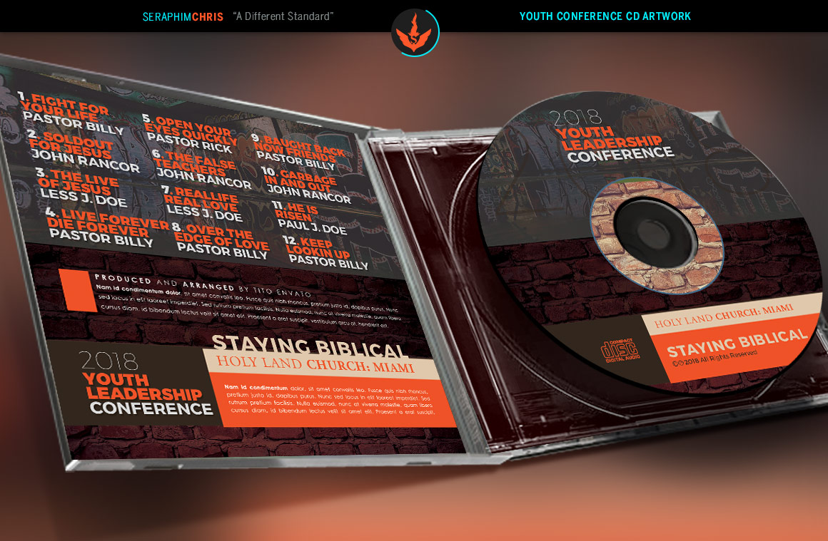 Youth Conference CD Artwork Template ~ Templates on Creative Market