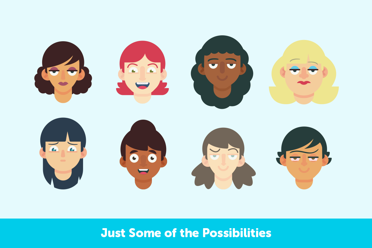 Female Avatar Generator ~ Illustrations on Creative Market