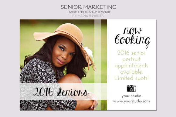 Senior Photography Postcard Template ~ Flyer Templates on Creative Market