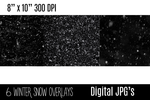 Winter White Snow Overlay Effect ~ Layer Styles on Creative Market