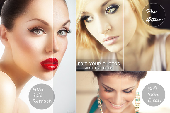 HDR Soft Retouch Photo Action ~ Actions on Creative Market