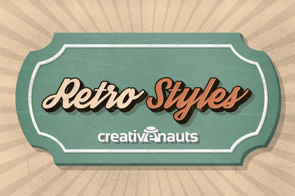 Retro Styles for Adobe Photoshop ~ Layer Styles on Creative Market