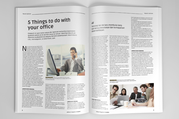 Multipurpose Magazine ~ Magazine Templates on Creative Market