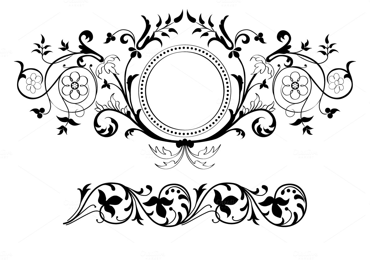 Hand Drawn Embellishment Vector Set ~ Illustrations on Creative Market
