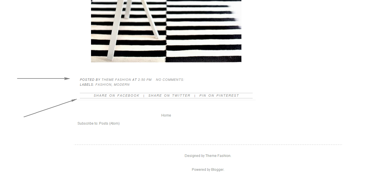 Blogger Template - Clean and Simple ~ Themes on Creative Market