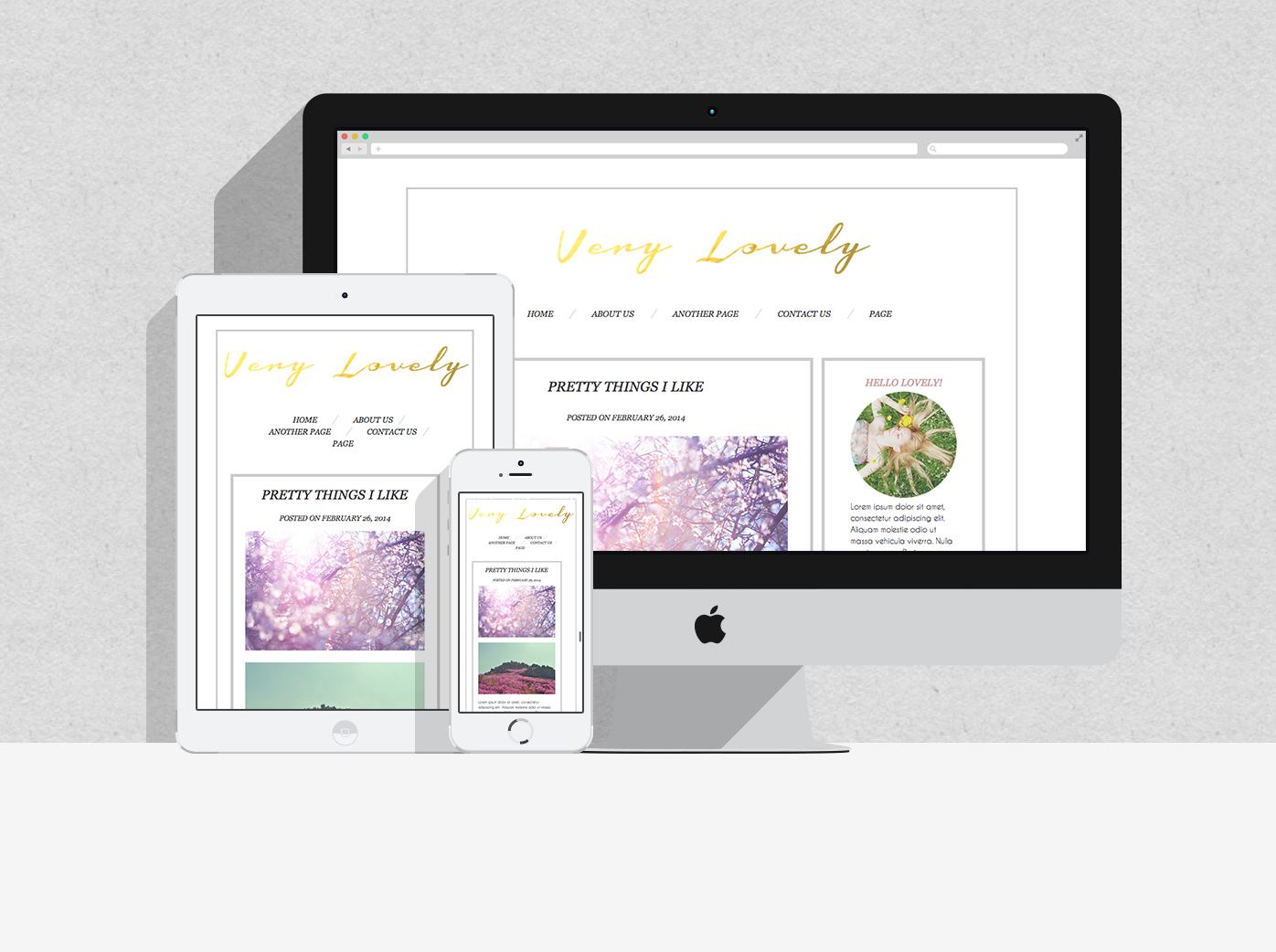 Very Lovely Wordpress Blog Theme ~ WordPress Themes on Creative Market