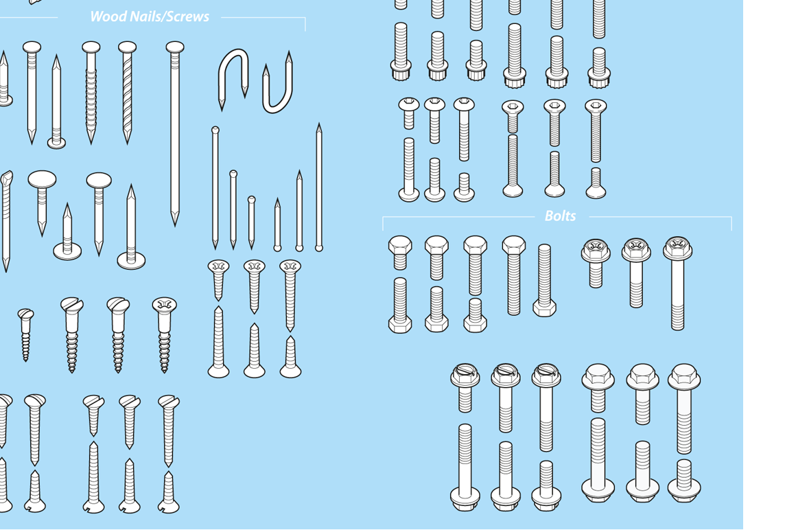 Isometric Fasteners ~ Illustrations on Creative Market