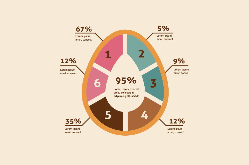 Easter infographics ~ Illustrations on Creative Market