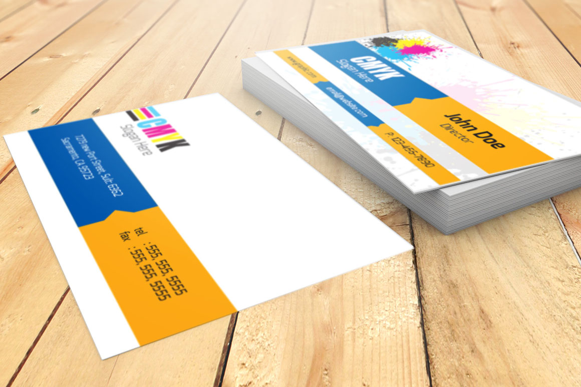 CMYK Visiting Card ~ Business Card Templates on Creative Market
