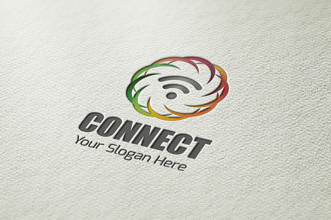 Connect Logo ~ Logo Templates on Creative Market