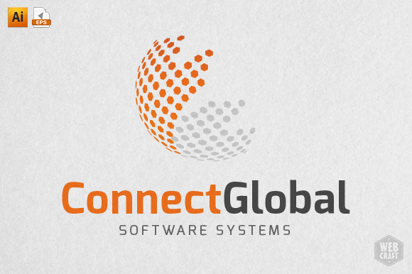 Connect Global Logo Template ~ Logo Templates on Creative Market