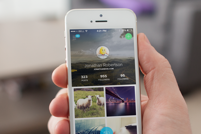 Instagram iOS App Redesign ~ Templates on Creative Market