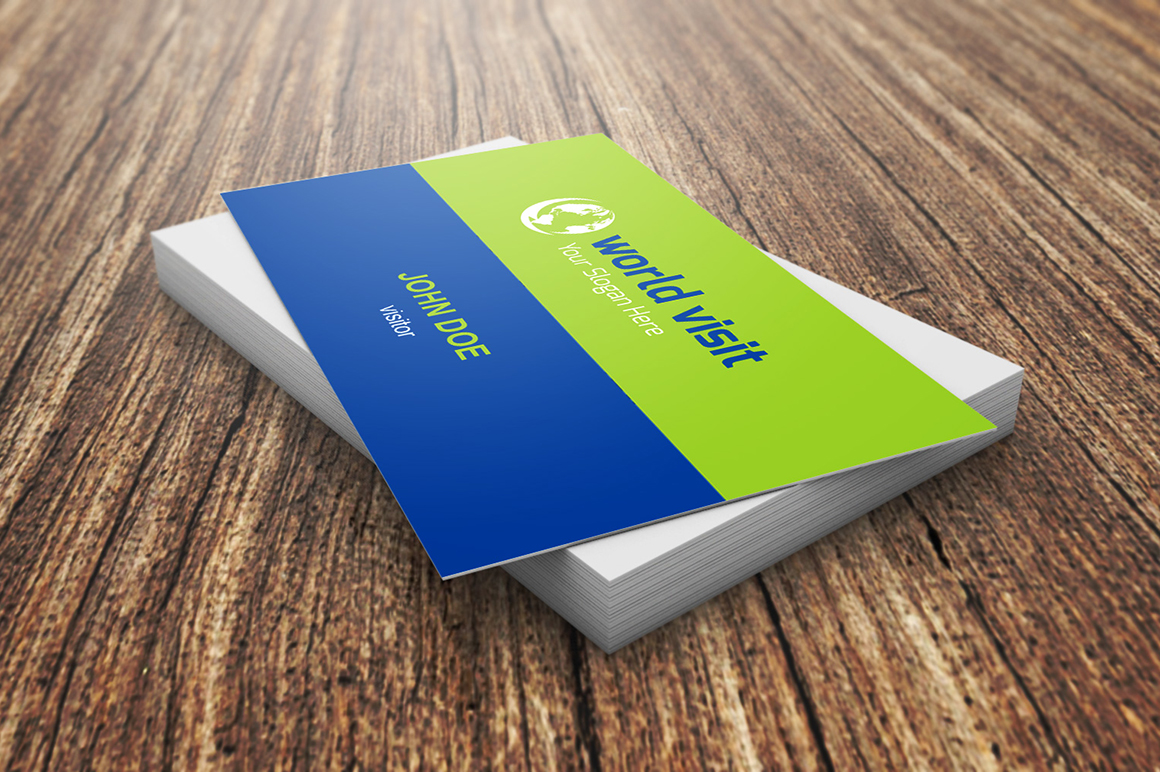Wortld Visit Visiting Card ~ Business Card Templates on Creative Market