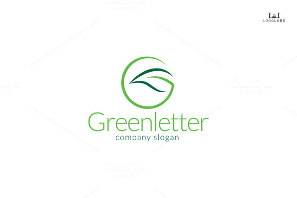 Green Letter Logo ~ Logo Templates on Creative Market