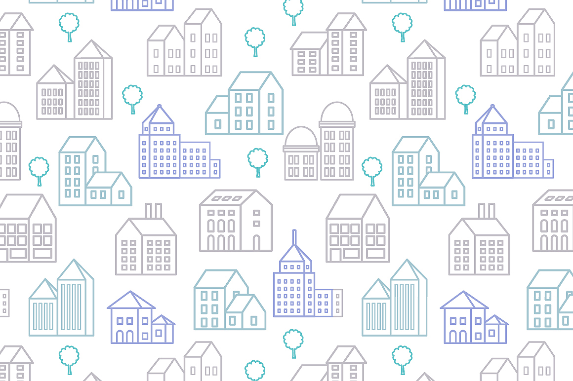 Linear city pattern ~ Patterns on Creative Market