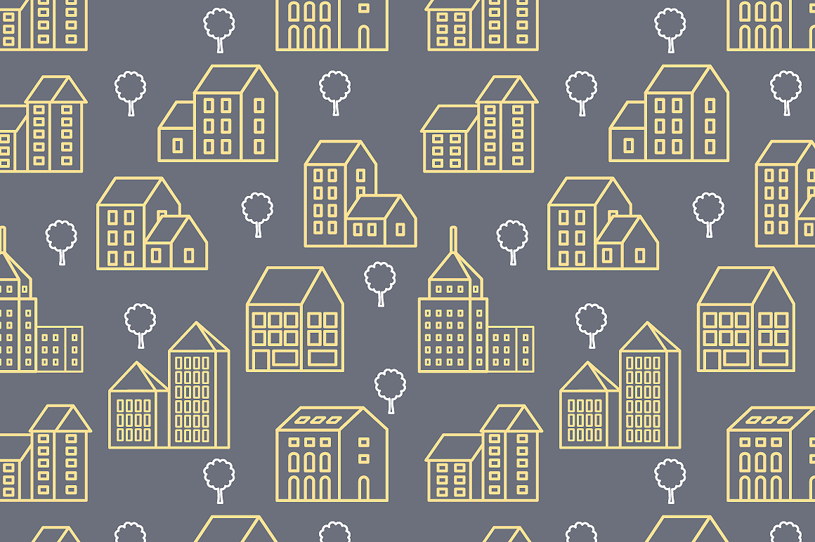 Linear city pattern ~ Patterns on Creative Market