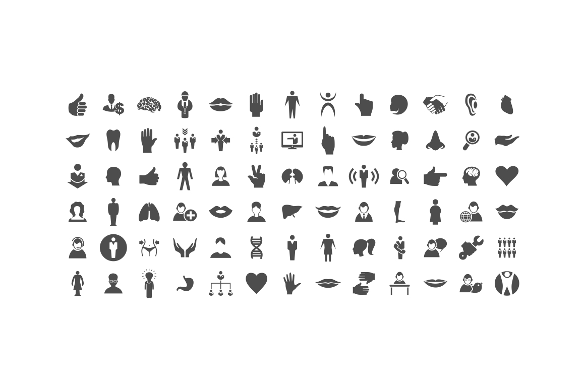 Icon the person ~ Icons on Creative Market