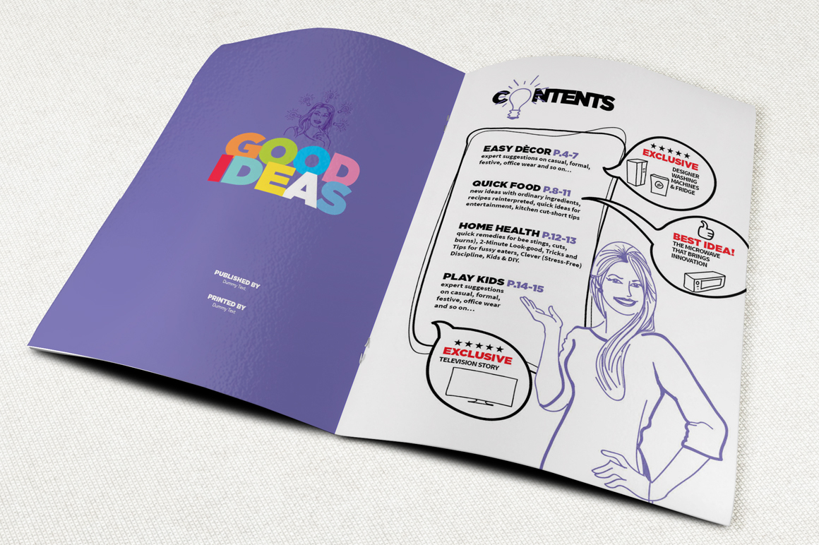 Good Ideas Booklet/Brochure ~ Brochure Templates on Creative Market