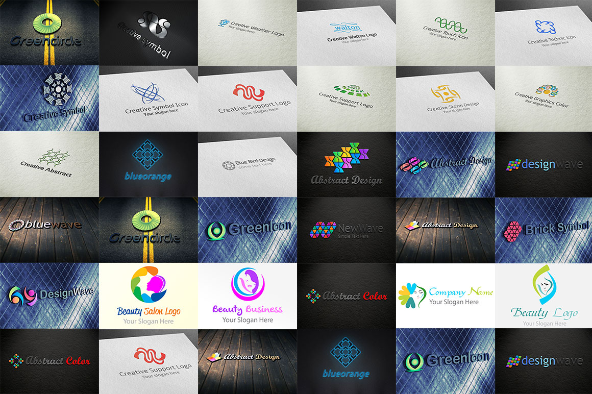30 Logo Pack 12 ~ Logo Templates on Creative Market