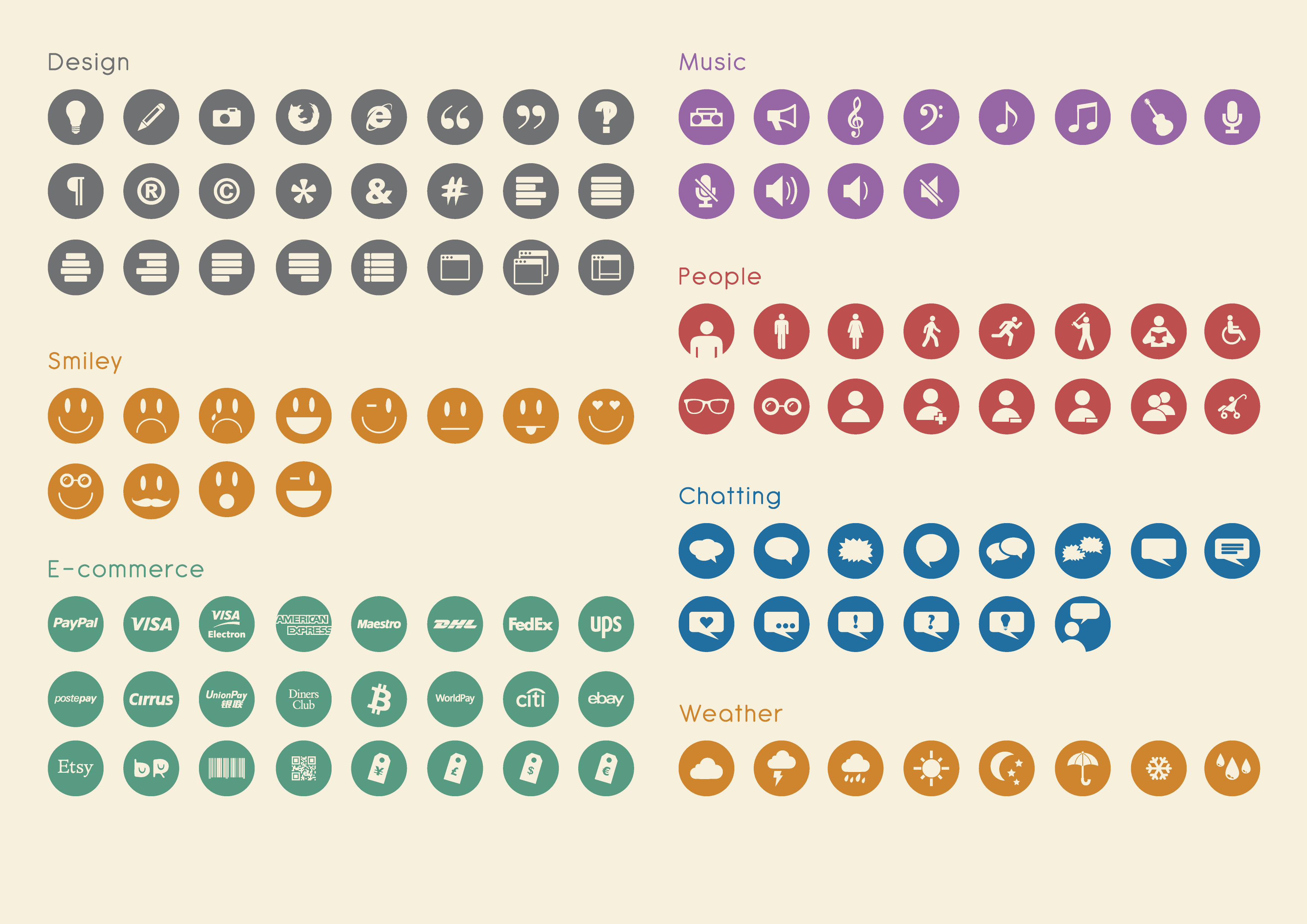 401 minimalistic vector icons ~ Icons on Creative Market