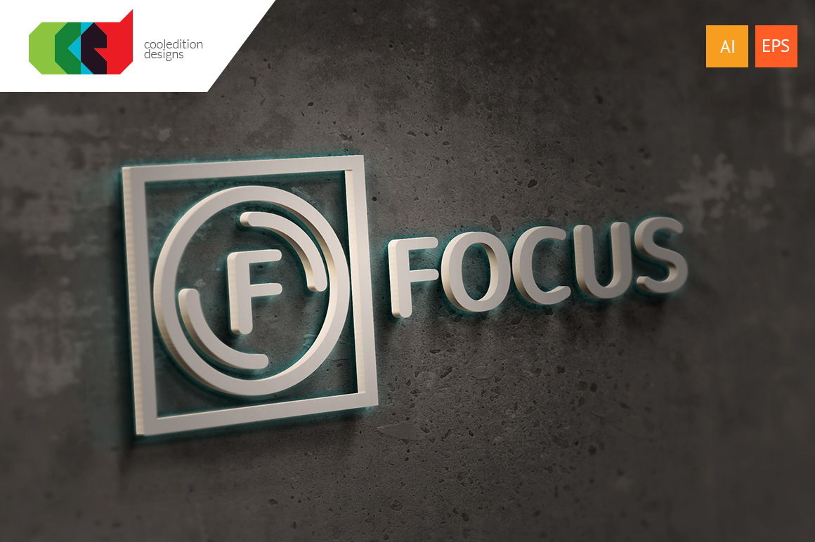 Focus - Logo Template ~ Logo Templates on Creative Market