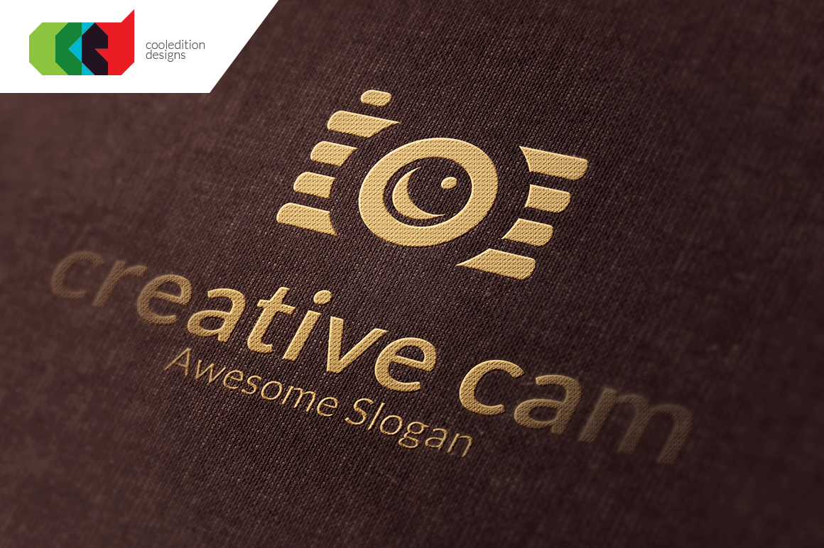 Creative Cam - Logo + Free BC ~ Logo Templates on Creative Market