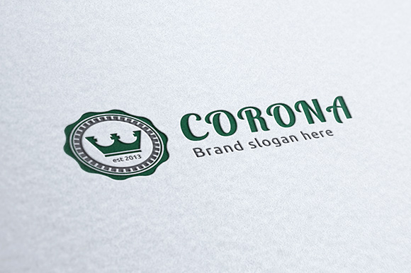 Corona Crest Logo ~ Logo Templates on Creative Market