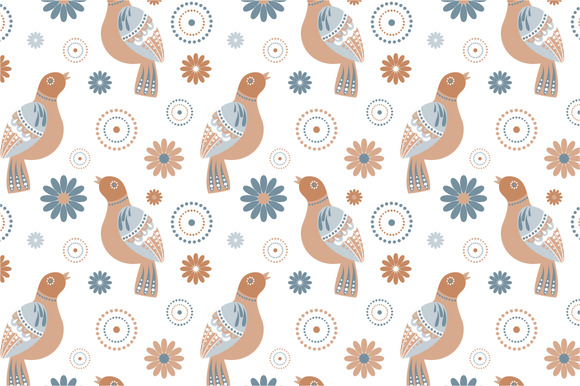 Seamless pattern "Birds" ~ Patterns on Creative Market