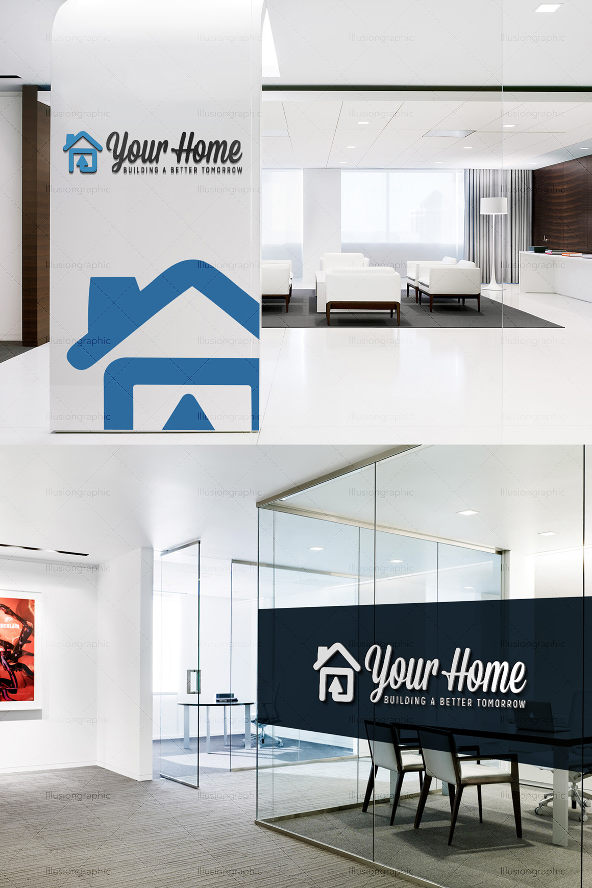 Your Home Real Estate Logo Template ~ Logo Templates on Creative Market