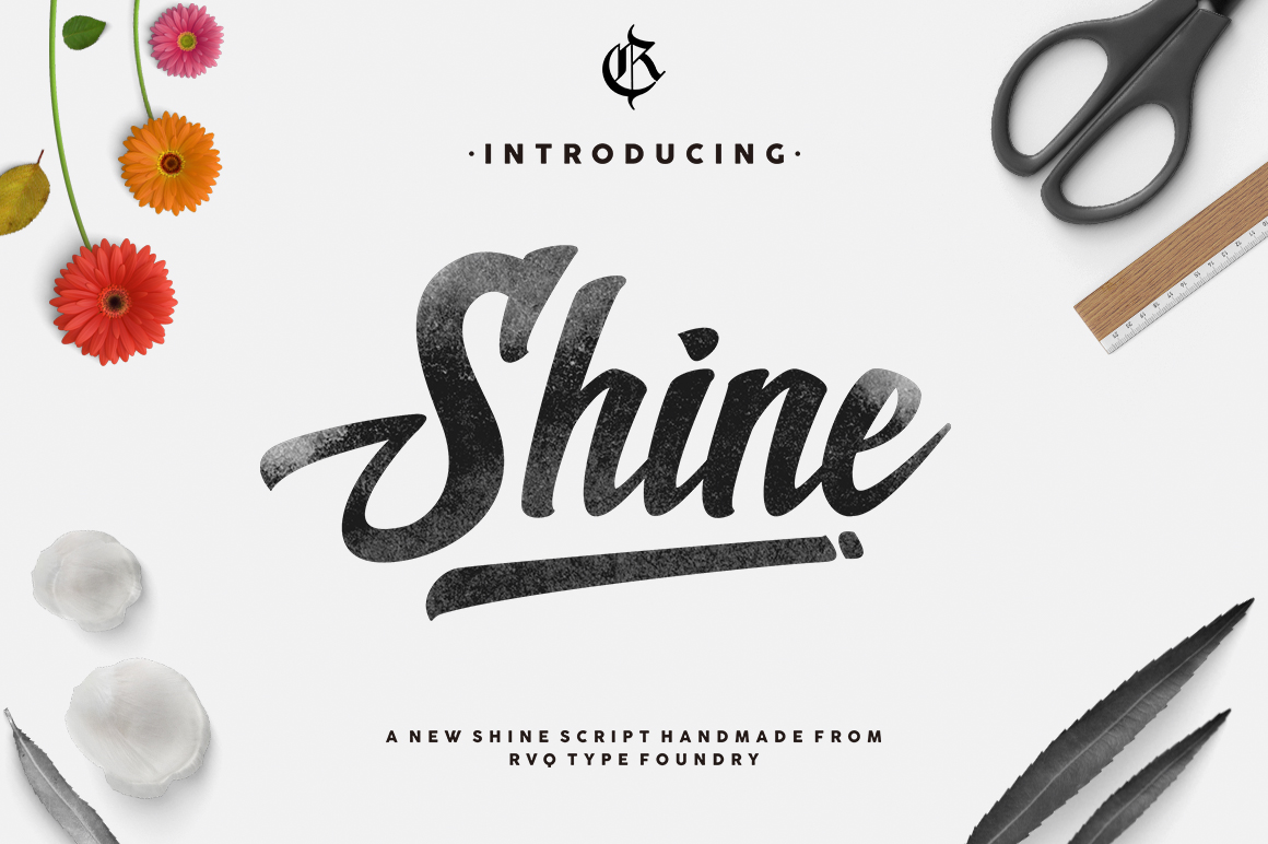 New shine script ~ Script Fonts on Creative Market