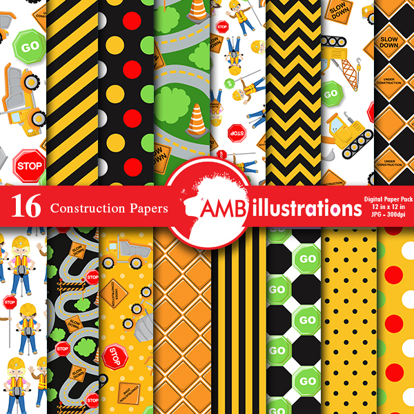 Construction Papers AMB-1175 ~ Patterns on Creative Market