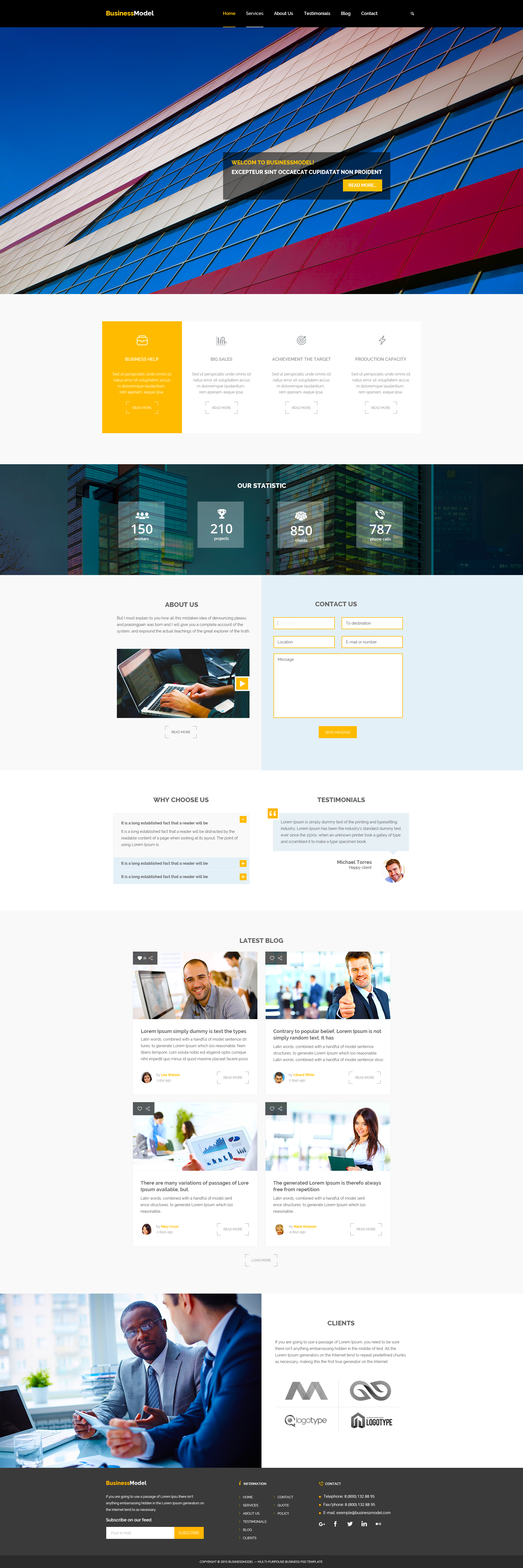 24 PSD Template for 29$ ~ Website Templates on Creative Market