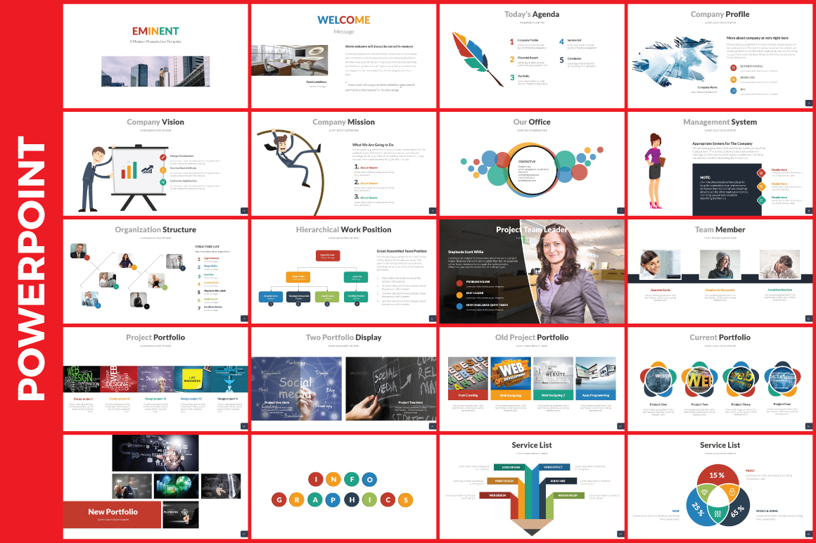 Multipurpose Presentation Template ~ Presentation Templates on Creative ...