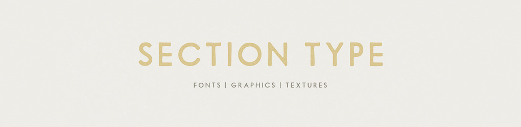 Section Type ~ Creative Market
