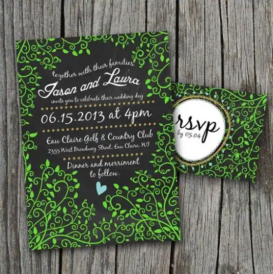 Design Your Perfect Wedding Invitations : Chalkboard - Creative Market Blog