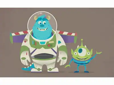 50 Delightful Disney-Themed Dribbble Shots - Creative Market Blog