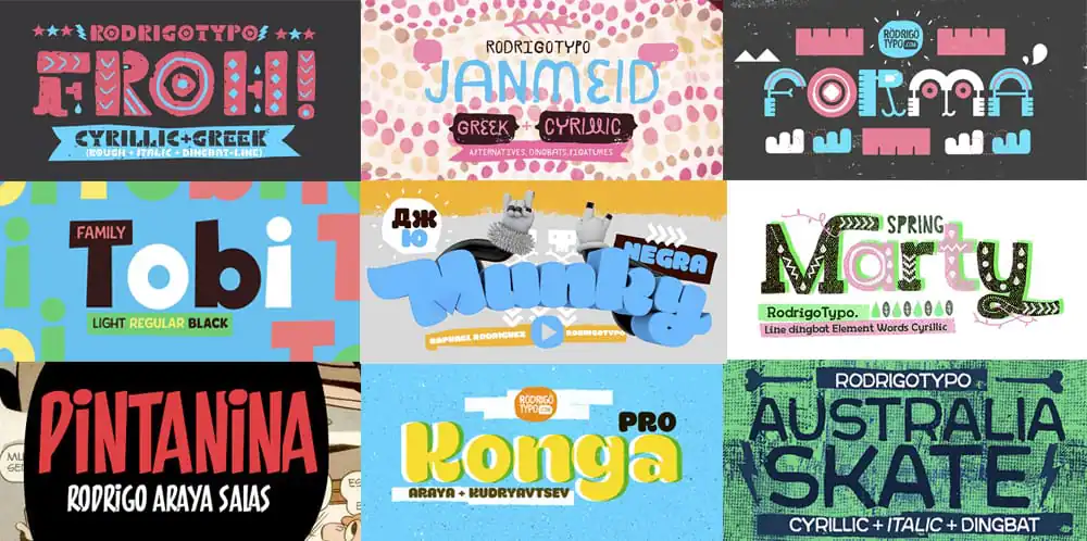 Featured Shop: Rodrigo Typo - Creative Market Blog
