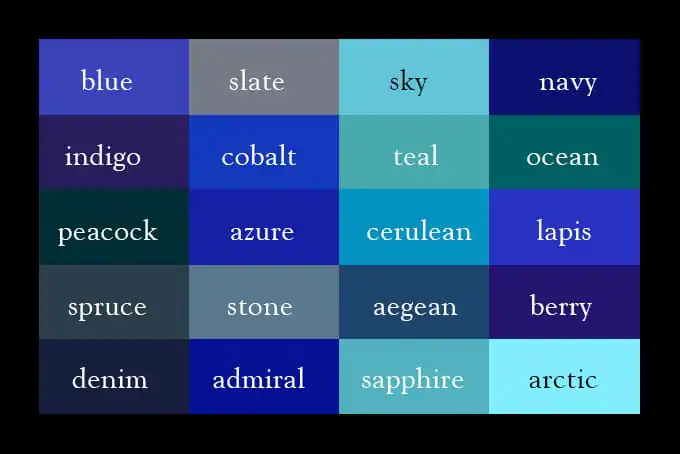 Find the Perfect Hue with This Handy Color Thesaurus - Creative Market Blog