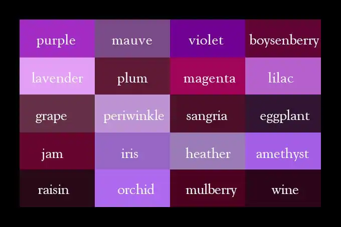 Find the Perfect Hue with This Handy Color Thesaurus - Creative Market Blog