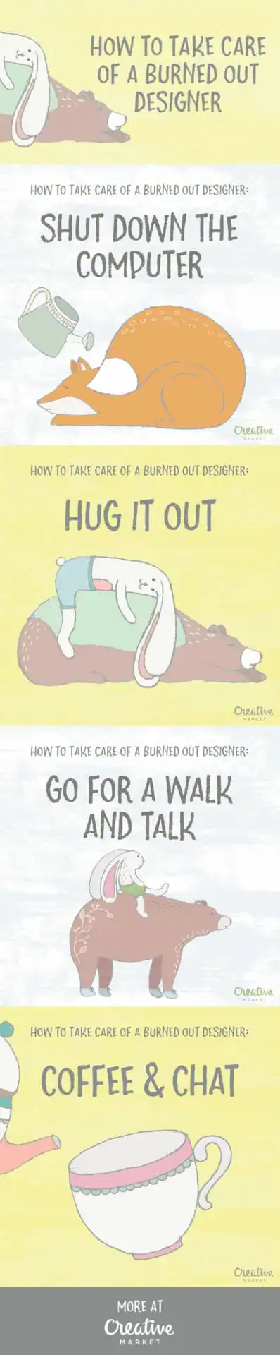 How to Take Care of a Burned Out Designer - Creative Market Blog