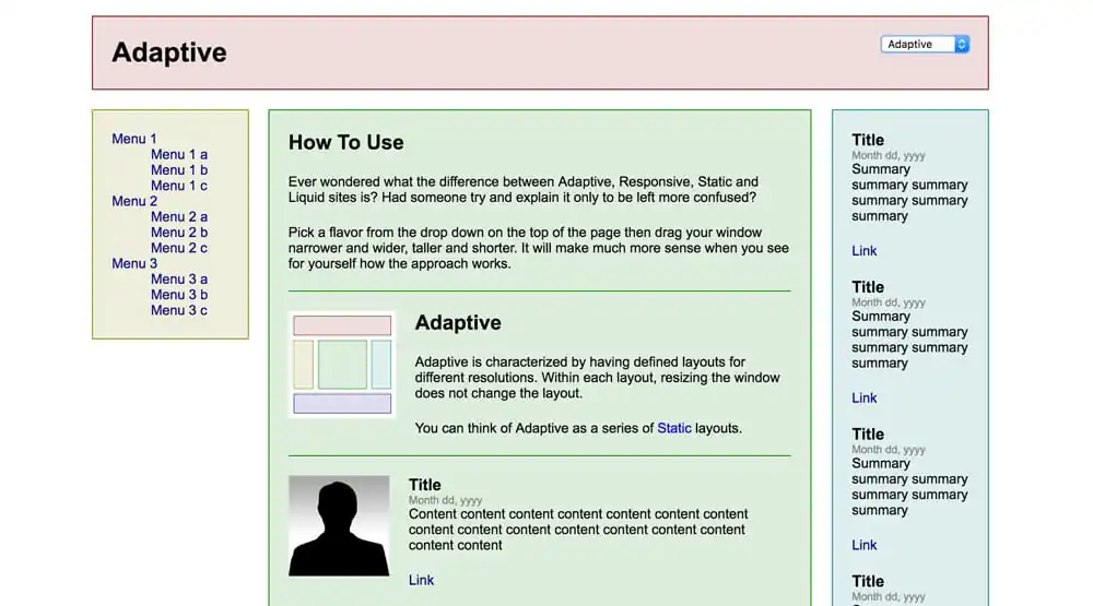 What's the Difference Between Fluid, Adaptive, and Responsive Design ...