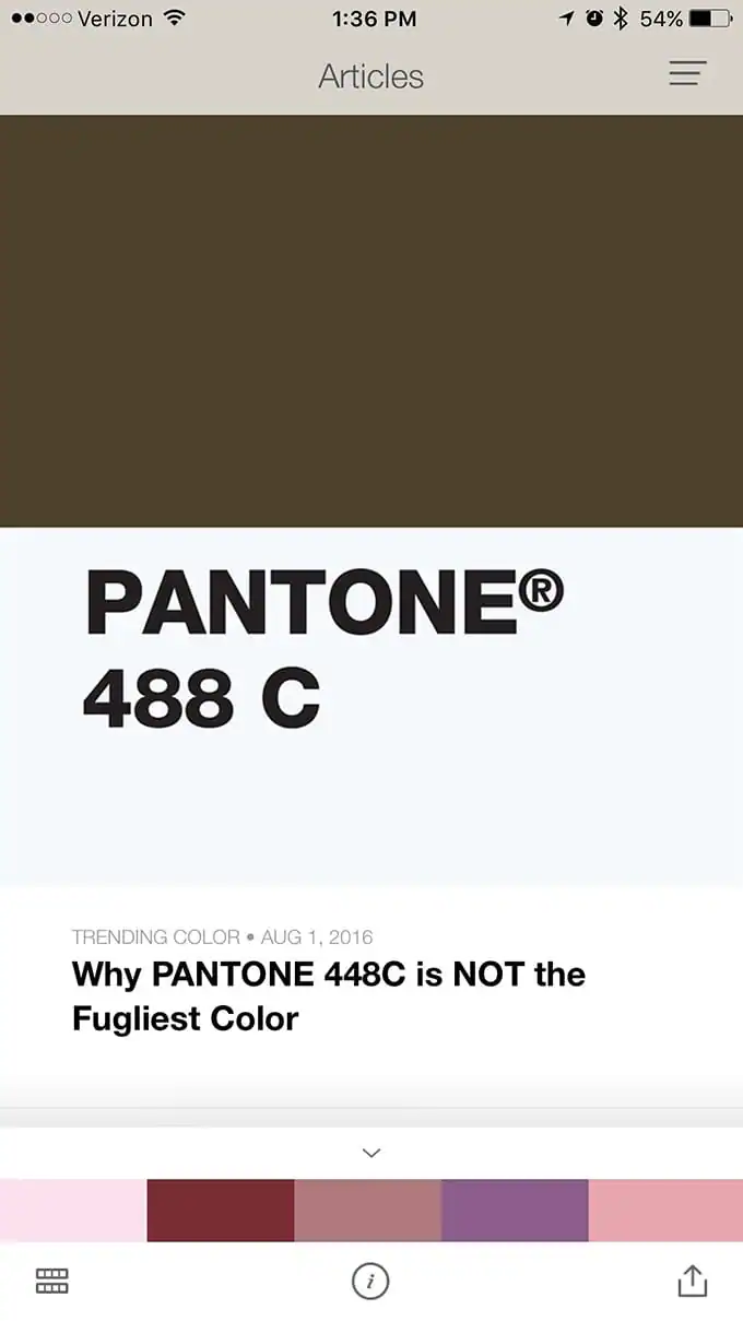 Turn Your Pictures Into Color Palettes with Pantone's New App ...