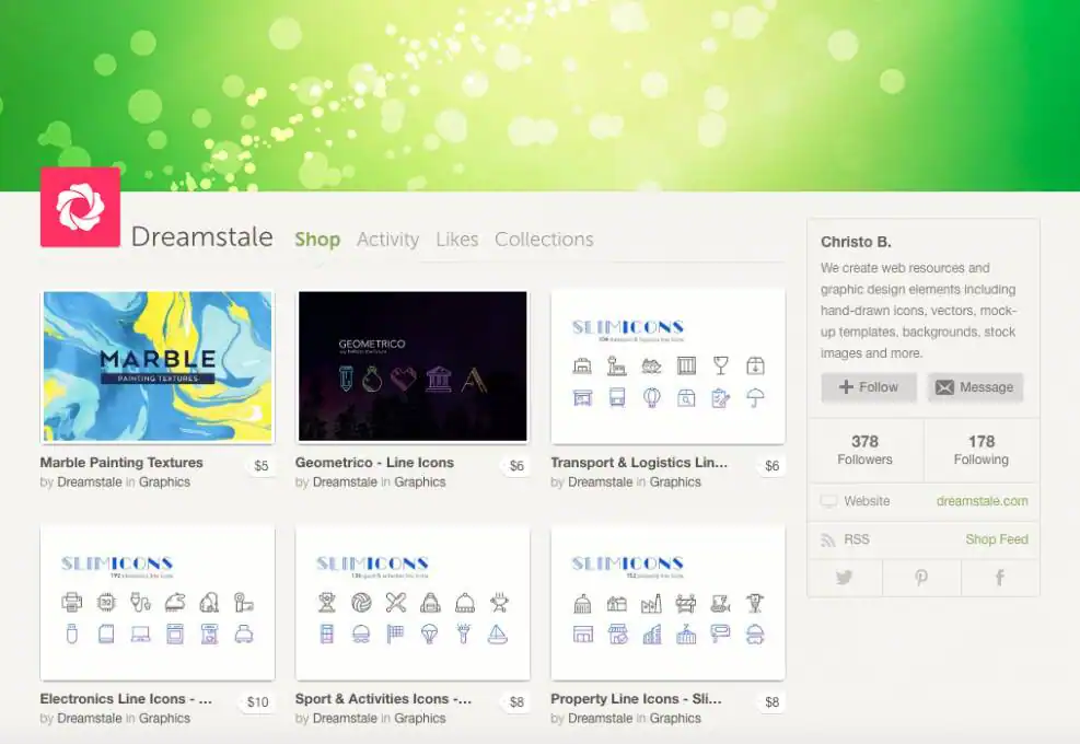 Featured Shop: Dreamstale - Creative Market Blog